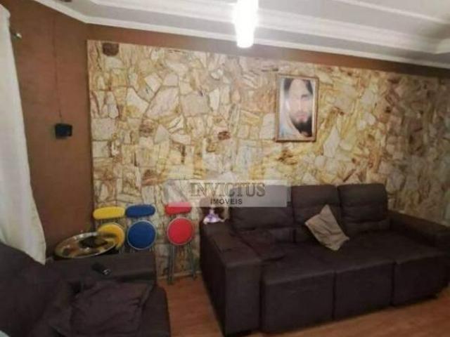 Sobrado com 3 Quartos para Comprar, 245m² Parque São Vicente, Mauá/SP