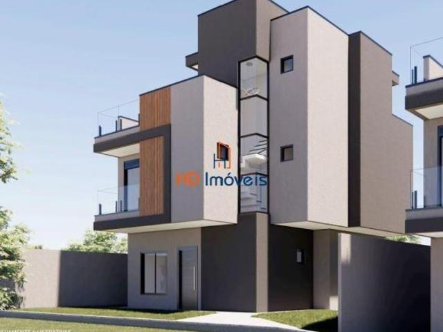 Sobrado com 3 suítes, terraço com churrasqueira à venda, 140 m² por R$ 1.150.000 Novo Mundo Curi