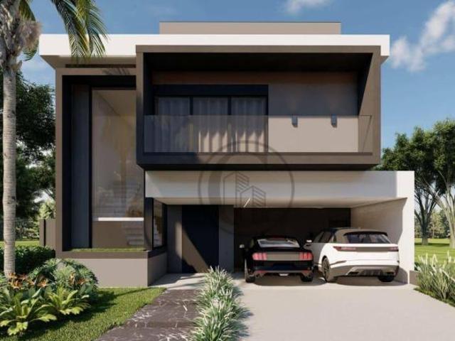 Sobrado com 3 suítes à venda, 252 m² por R$ 2.200.000 Condomínio Terras Alpha Nova Esplanada Vot