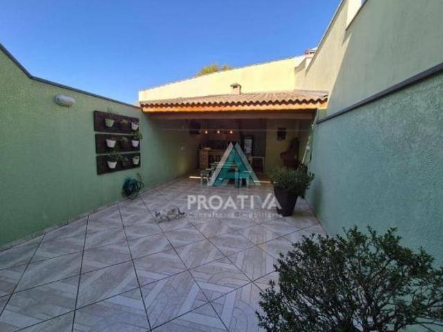Sobrado com 3 suítes à venda, 229 m² Paraíso Santo André/SP