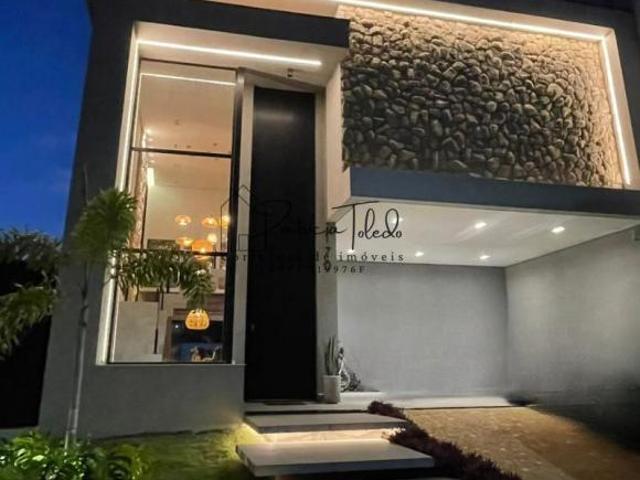 Sobrado com 3 suítes com piscina Condominio Santorini