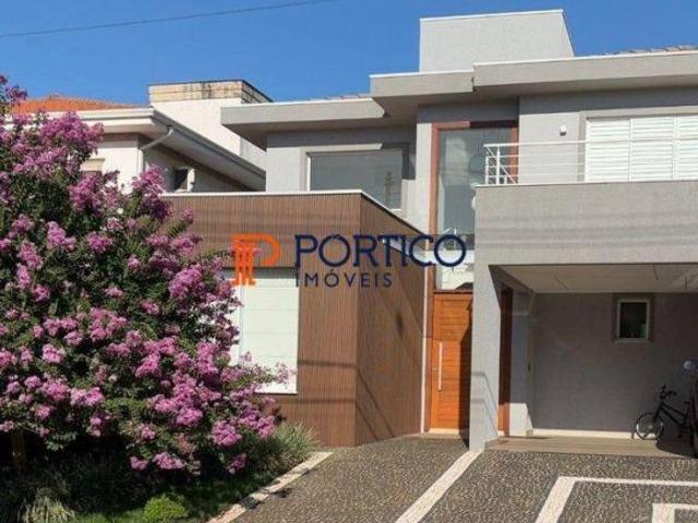 Sobrado com 3 suítes e piscina à venda em Terras do Cancioneiro Paulínia