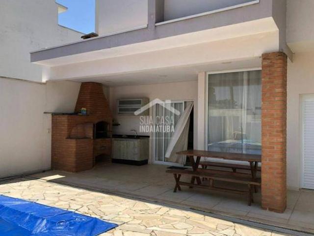 Sobrado com 3 Suítes, Piscina e Escritório a Venda Condomínio Vista Verde em Itaici