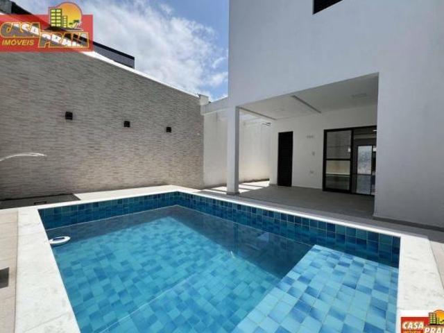 Sobrado com Acabamento moderno 150 Metros da Praia, 139 m² por R$ 855.000 Jardim Marina Mongaguá