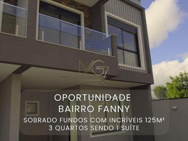 Sobrado com incríveis 125m², 03 Quartos sendo 01 Suíte com Closet. R$ 750.000,00