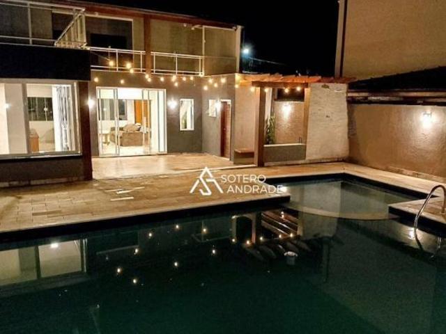 Sobrado com piscina na praia Massaguaçu