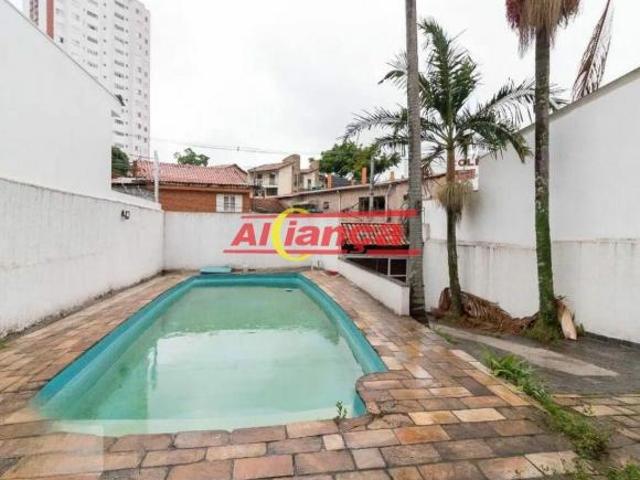 SOBRADO COM PISCINA 450M² 4 QUARTOS 2 SUITES 8 VAGAS VL IRIS GUARULHOS