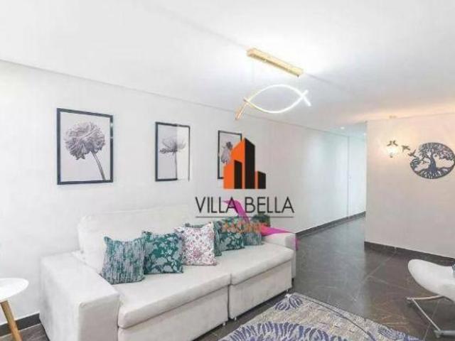 Sobrado com quartos à venda, 174 m² por R$ 845.000 Vila Scarpelli Santo André/SP