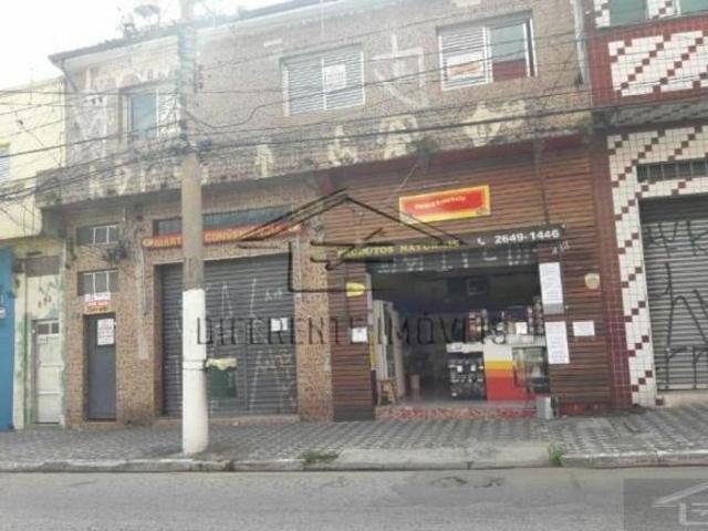 SOBRADO COM SALÃO COMERCIAL NA VILA ALPINA