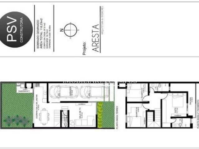 SOBRADO COM SUÍTE, 2 QUARTOS E ESPAÇO GOURMET NO JARDIM PANCERA, TOLEDO PR