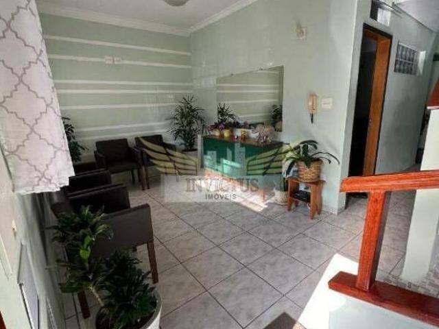 Sobrado Comercial com 4 Salas para Alugar, 77m² Jardim Bela Vista, Santo André/SP