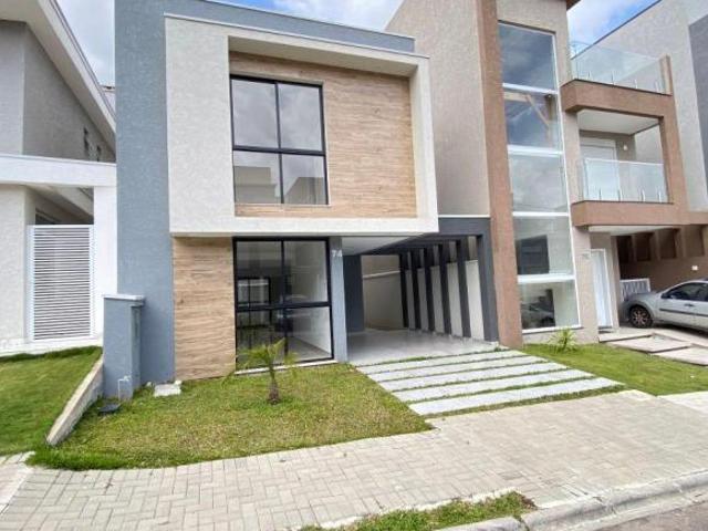Sobrado Condomínio Fechado 3 Quartos Cozinha Planejada à Venda, 123 m² por R$ 810.000 Umbará