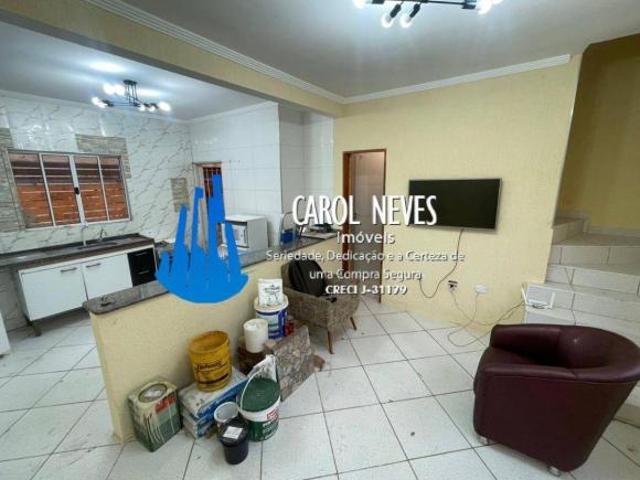 SOBRADO CONDOMINIO FECHADO LADO PISTA 2 DORMITORIOS PARCELAMENTO MONGAGUA