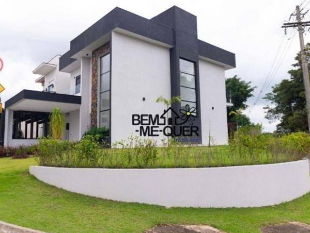 Sobrado Contemporâneo com Piscina, Spa e 4 Dormitórios no Condomínio Phytus – Itupeva/SP