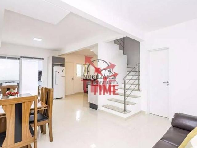 Sobrado Duplex Condomínio Fechado Curitiba – 3 Quartos, Área Gourmet, Lazer Completo SO0180
