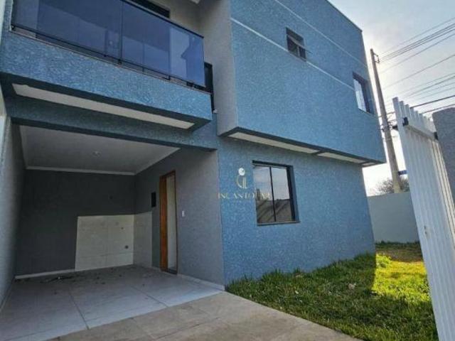 Sobrado Duplex de Esquina à Venda no Sítio Cercado | 3 Quartos | 76 m² Privativos | Quintal Lateral