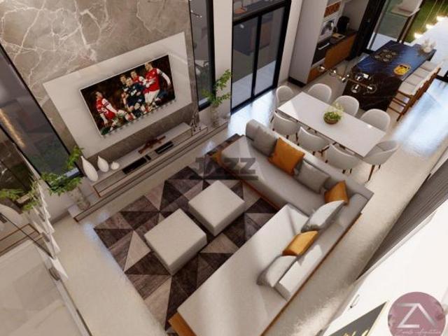 Casa em condomínio no Reserva São Nicolau, em Atibaia. Com 244 m² de área privativa e 357 m² de área