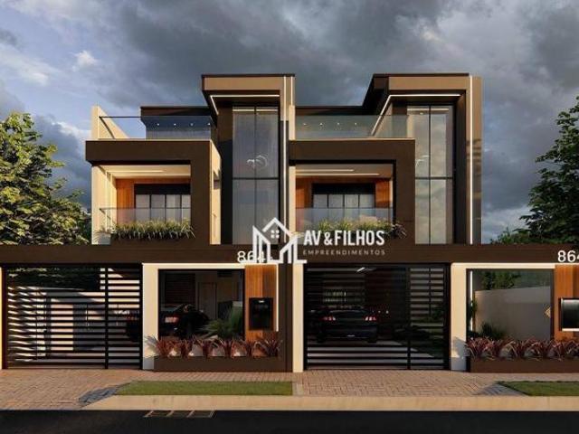 Sobrado de Alto Padrão à Venda no Pineville | 4 Quartos | 225m² Privativos