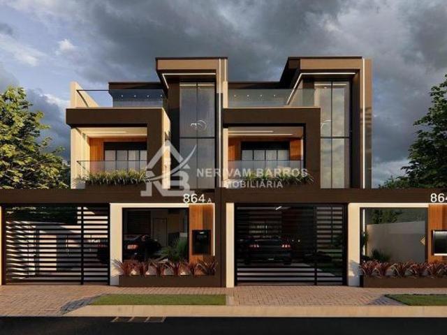 Sobrado de Alto Padrão à Venda no Pineville | 4 Quartos | 225M² Privativos