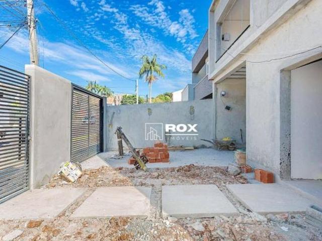 Sobrado de alto padrão com 3 quartos à venda, 129 m² por R$ 1.150.000 Lindóia Curitiba/PR
