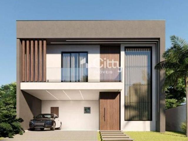 Sobrado de Alto Padrão 3 suítes Pé Direito Duplo Condomínio Clube à venda, 202 m² por R$ 1.8