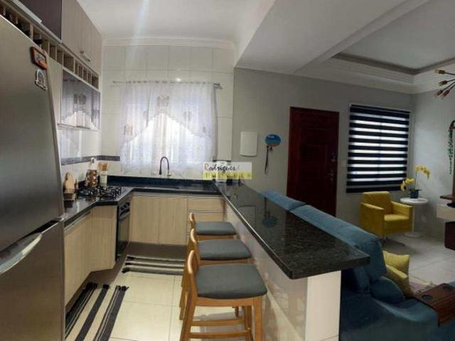 Sobrado de Condomínio com 2 dorms, Vila Voturua, São Vicente R$ 435 mil, Cod: 4047