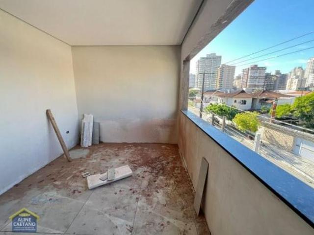 Sobrado de Condomínio em Guilhermina 3 dorms lado Praia e Parcela Direto!