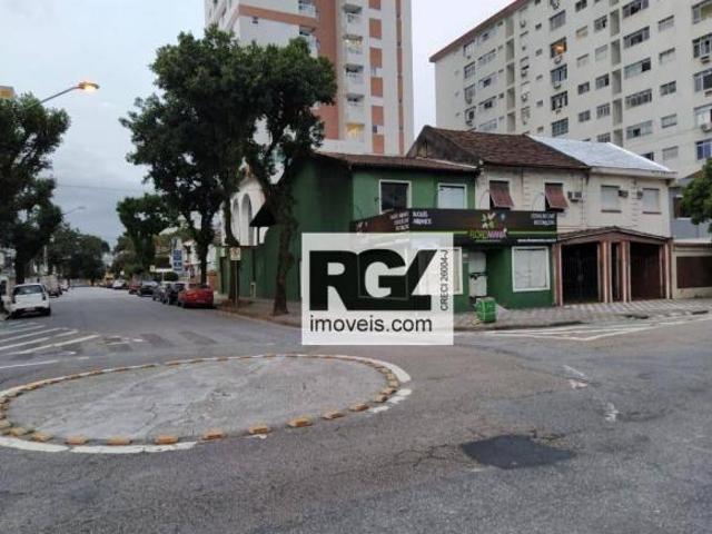 sobrado de esquina no bairro do Boqueirão em Santos