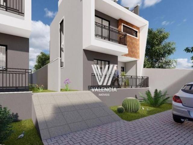 Sobrado de Rua | 4 Dorms | 2 Vagas | 122m² | Uberaba Curitiba/PR