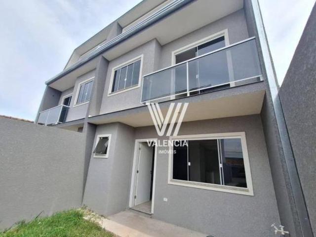 Sobrado de Rua | 3 Dorms | 3 Vagas | 134m² | Fazendinha Curitiba/PR