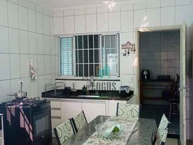 Sobrado de 127,28m² muito bem distribuído, á venda por R$ 550.000 Planalto, SBC / SP