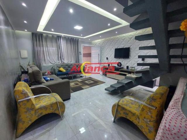 Sobrado de 210m² com 3 quartos em Jardim Bela Vista Guarulhos SP