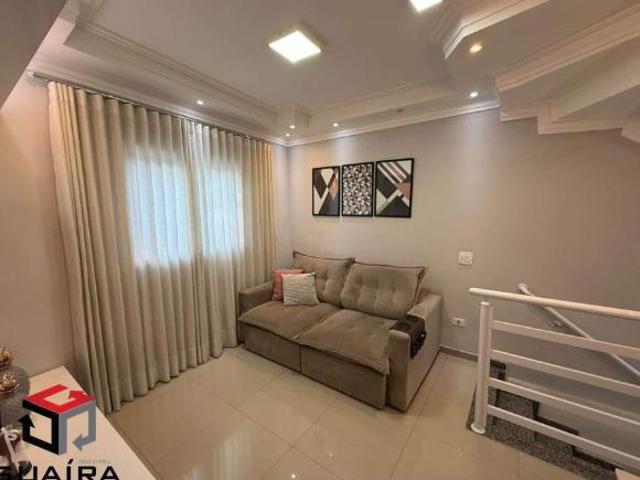 Sobrado de 92m² com 2 suítes, churrasqueira e 2 vagas Parque Marajoara / Santo André