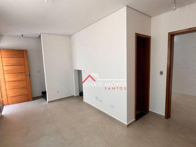 Sobrado em Aparecida, Santos/SP de 78m² 2 quartos à venda por R$ 699.000,00