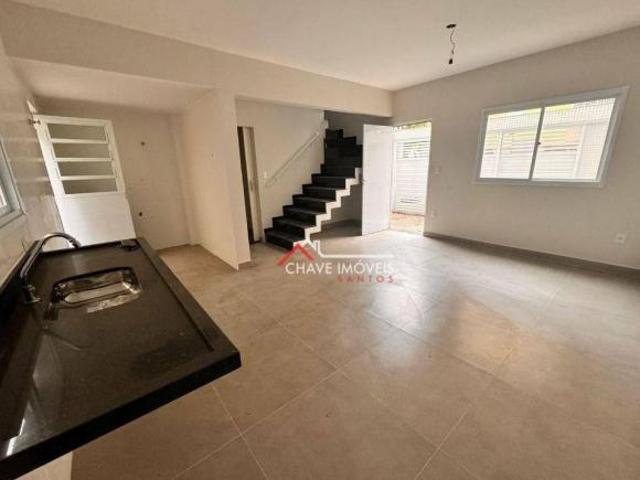 Sobrado em Aparecida, Santos/SP de 100m² 3 quartos à venda por R$ 879.000,00