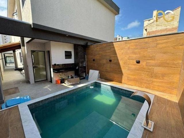 Sobrado em Balneário Maracanã, Praia Grande/SP de 138m² 3 quartos à venda por R$ 900.000,00
