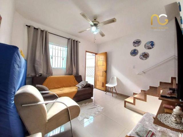 Sobrado em Balneário Maracanã, Praia Grande/SP de 50m² 2 quartos à venda por R$ 351.900,00