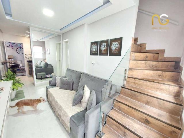 Sobrado em Campo da Aviação, Praia Grande/SP de 60m² 2 quartos à venda por R$ 419.000,00