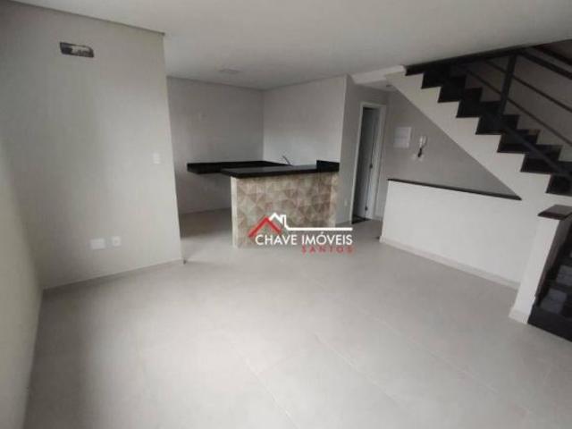 Sobrado em Campo Grande, Santos/SP de 95m² 2 quartos à venda por R$ 595.000,00