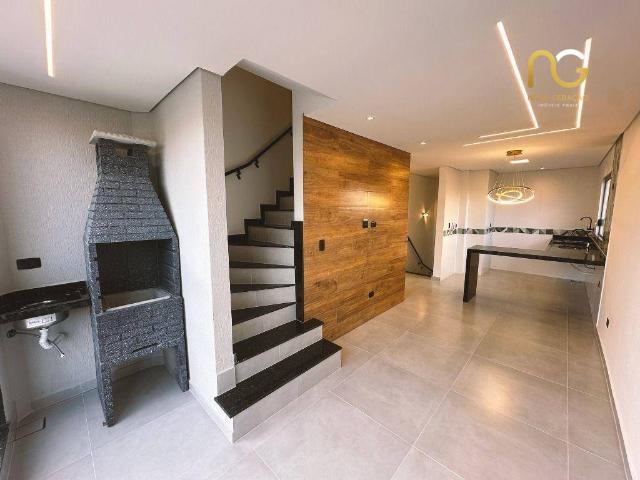 Sobrado em Cidade Ocian, Praia Grande/SP de 88m² 2 quartos à venda por R$ 459.900,00