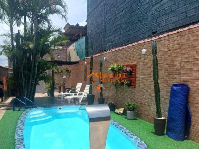 Sobrado em Cidade Soberana, Guarulhos/SP de 192m² 2 quartos à venda por R$ 498.900,00