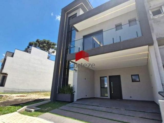 Sobrado em condomínio com 171m² 3 quartos, à venda, no bairro Costeira em São José dos Pinhais