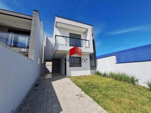 Sobrado em condomínio com 118,77m² 3 quartos, à venda, no bairro Costeira em São José dos Pinhais