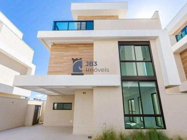 Sobrado em condomínio à venda, no GREEN FOREST em Curitiba, Santa Felicidade, com 3 quartos, 129m²