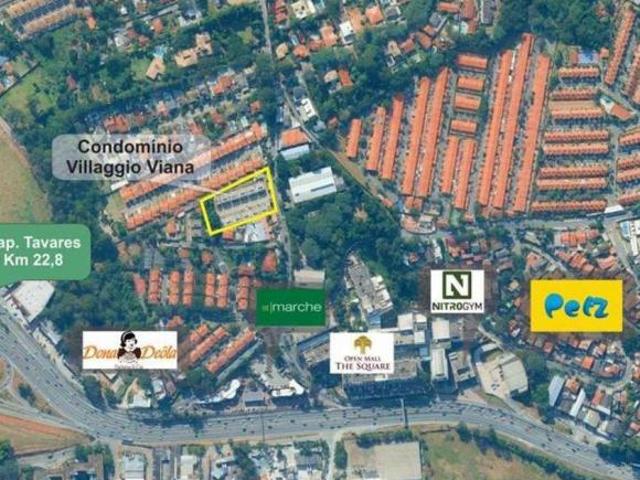 Sobrado em condomínio Granja Viana 3 dorms 100 m2