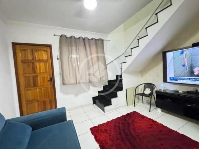 Sobrado em Condomínio Fechado 2 Quartos Vila São Jorge São Vicente Sp