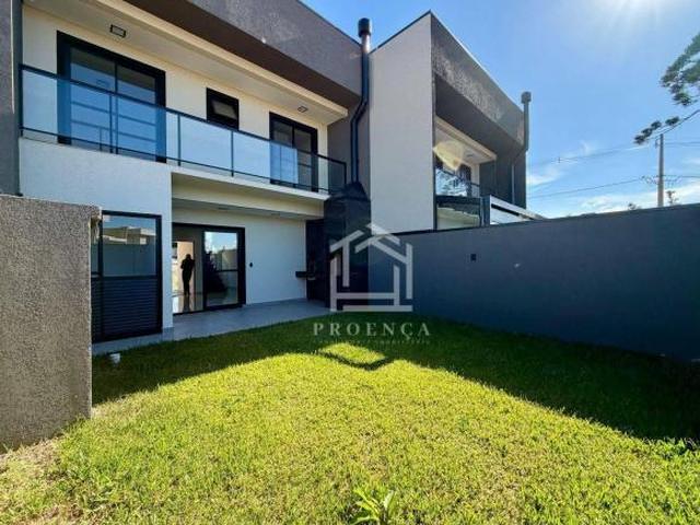 Sobrado em condomínio fechado, 3 dorm. à venda, 145m² por R$ 980.000 Costeira SJP/PR