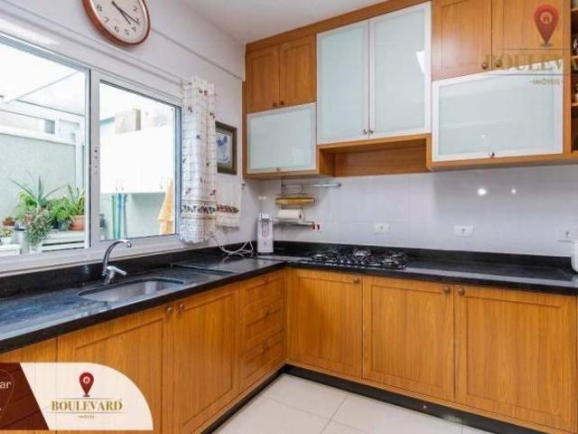 Sobrado em condomínio fechado com 3 dormitórios à venda, 205 m² por R$ 1.290.000 Portão Curitiba