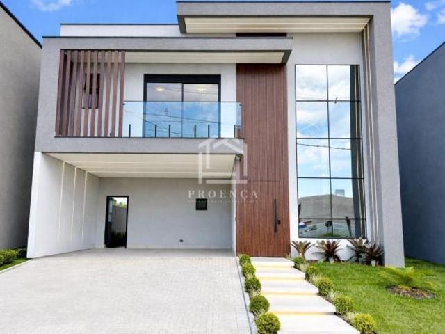 Sobrado em condomínio fechado com 3 suítes à venda, 219m² por R$ 1.890.000 Afonso Pena SJP/PR