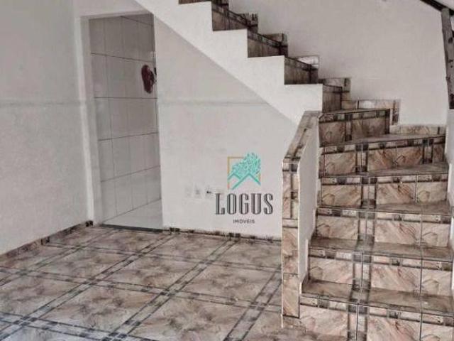 Sobrado em condomínio Fechado, ótima disposição com 50m² composto por 2 dormitórios, à venda por R$